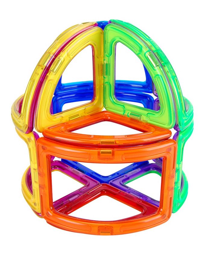 Magformers Unique 44 Piece Magnetic Construction Set - Macy's
