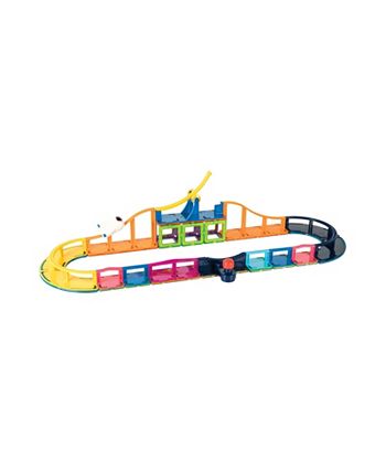 Magformers Sky Track Adventure 64 Piece Magnetic Construction Set - Macy's