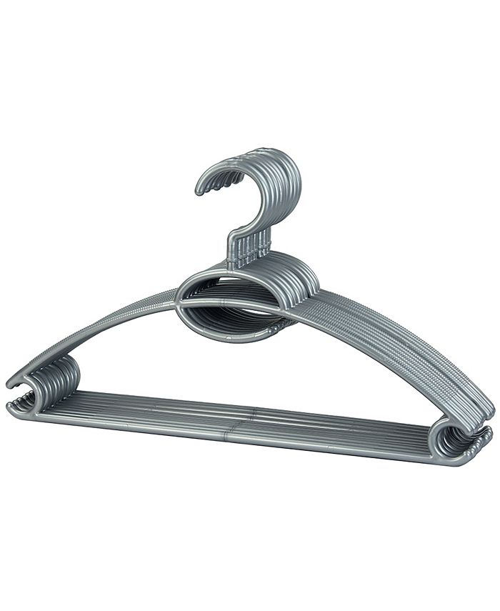 Home Basics Plastic Hanger, Pack of 10 - Macy's