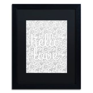 Hello Angel Letters & Words 17 Matted Framed Art - 16" x 16" x 0.5 ...