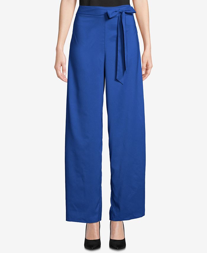 ECI Wide-Leg Self-Tie Pants - Macy's