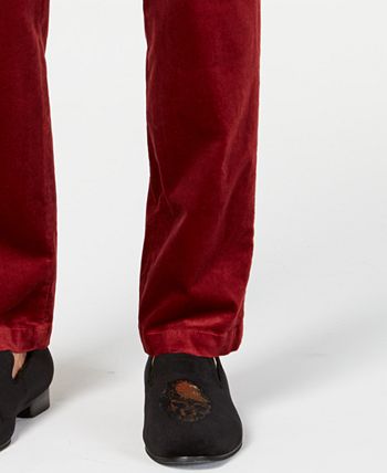 INC International Concepts I.N.C. Mens Velvet Slim-Fit Pants, Created ...