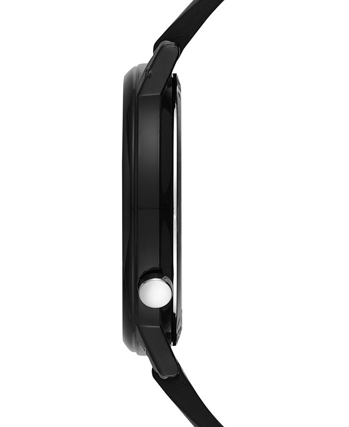 GUESS Women's Pencils of Promise & Timothy Goodman Black Silicone Strap ...