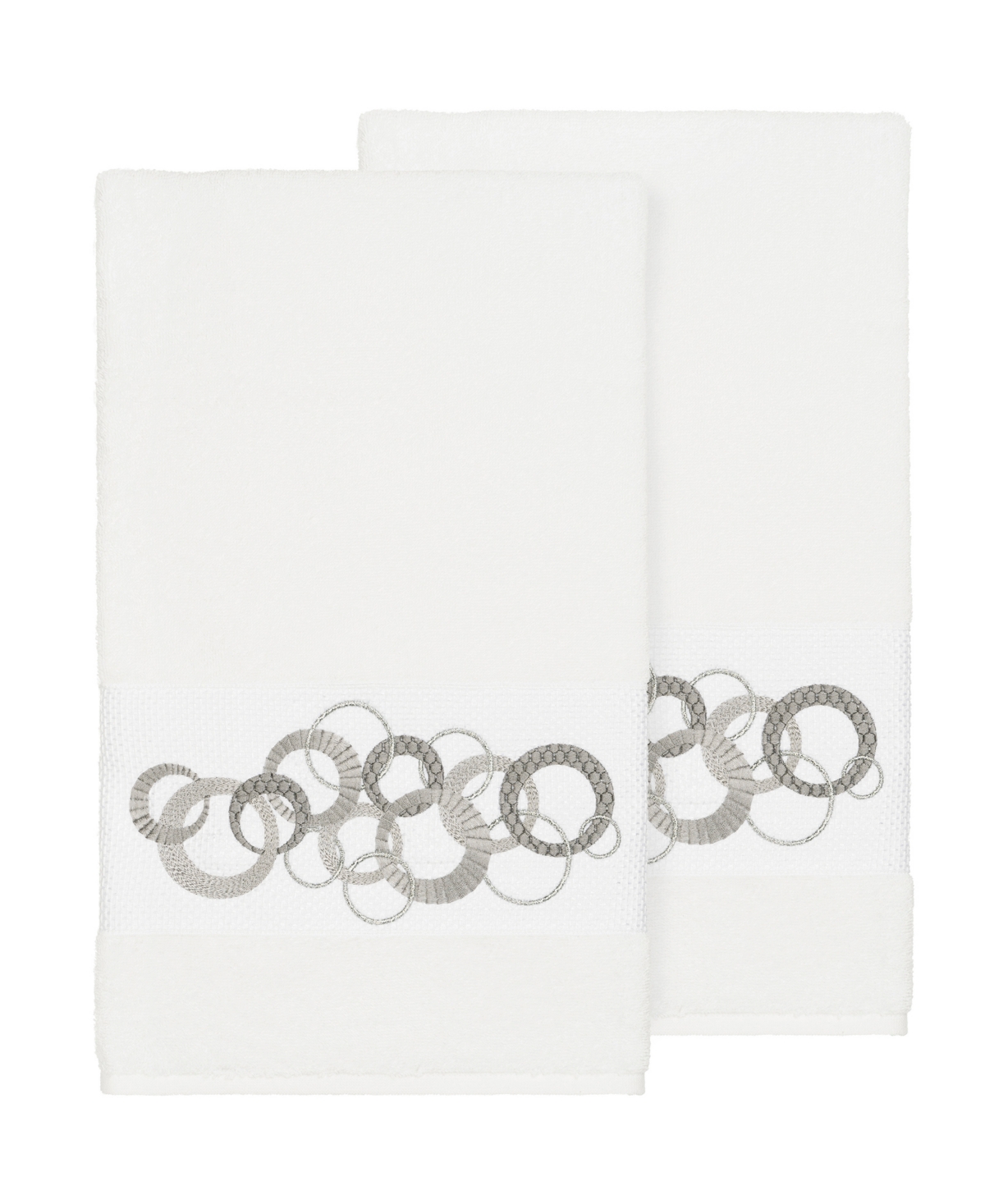 Click here for Linum Home Annabelle 2-Pc. Embellished Bath Towel... prices