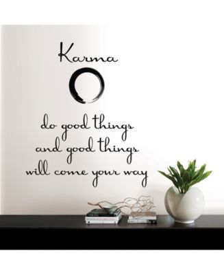 Karma Wall Quote - Macy's