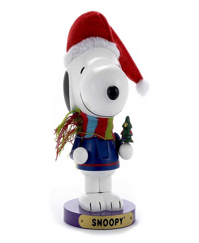 Kurt Adler 10-Inch Peanuts Snoopy Nutcracker - Macy's