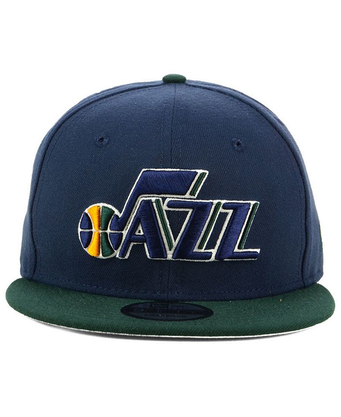 New Era Utah Jazz Basic 2 Tone 9FIFTY Snapback Cap - Macy's