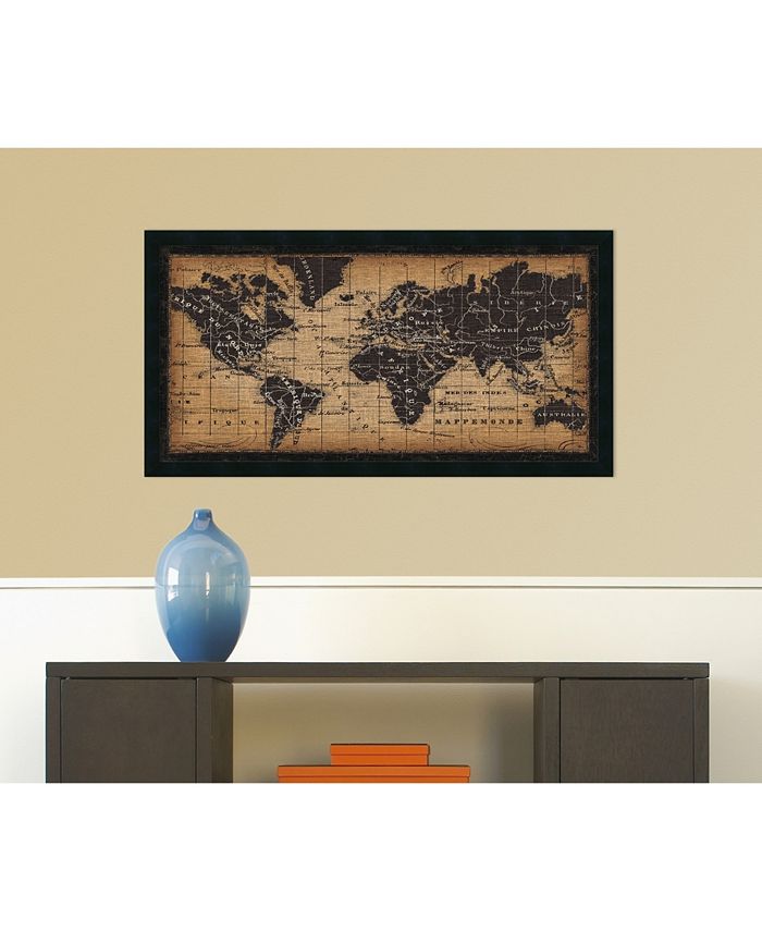 Amanti Art Old World Map Framed Art Print - Macy's