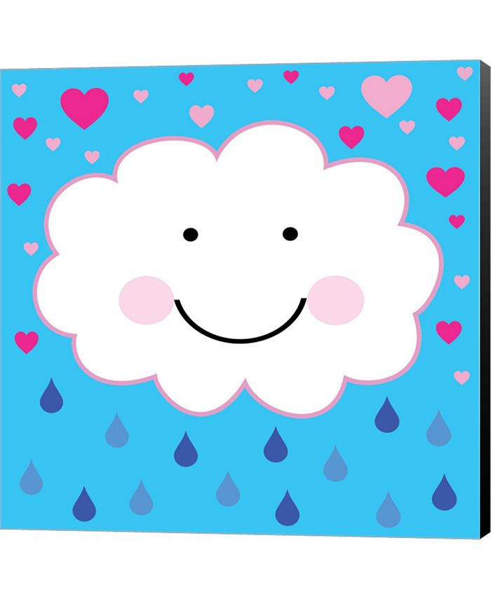Metaverse Rain Cloud 1 by Louise Carey Canvas Art - Macy's