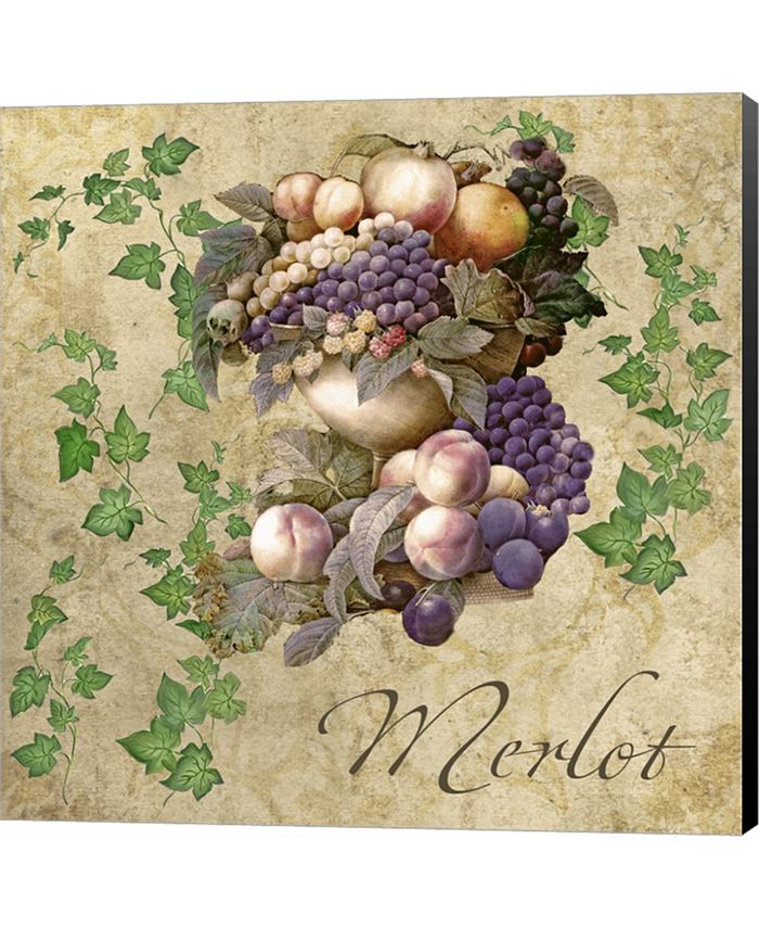 Metaverse Merlot by Mindy Sommers Canvas Art - Macy's