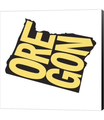 Oregon Letters by Art Licensing Studio Canvas Art - Macy's