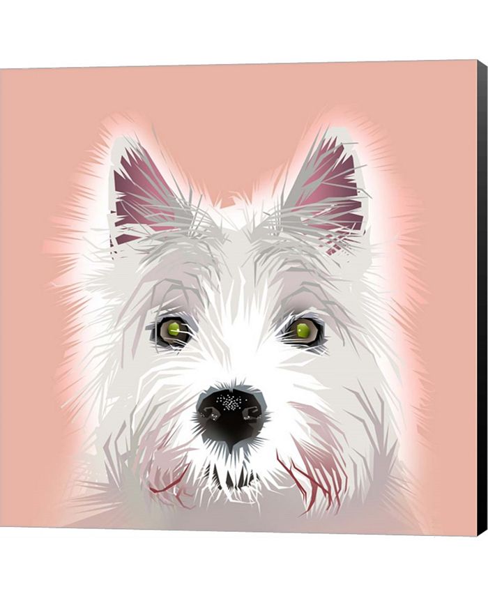 Metaverse Dog in Pink by P.S. Art Studios Canvas Art - Macy's