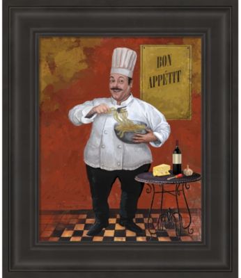 Chef Pasta Master by Frank Harris Framed Art - Macy's