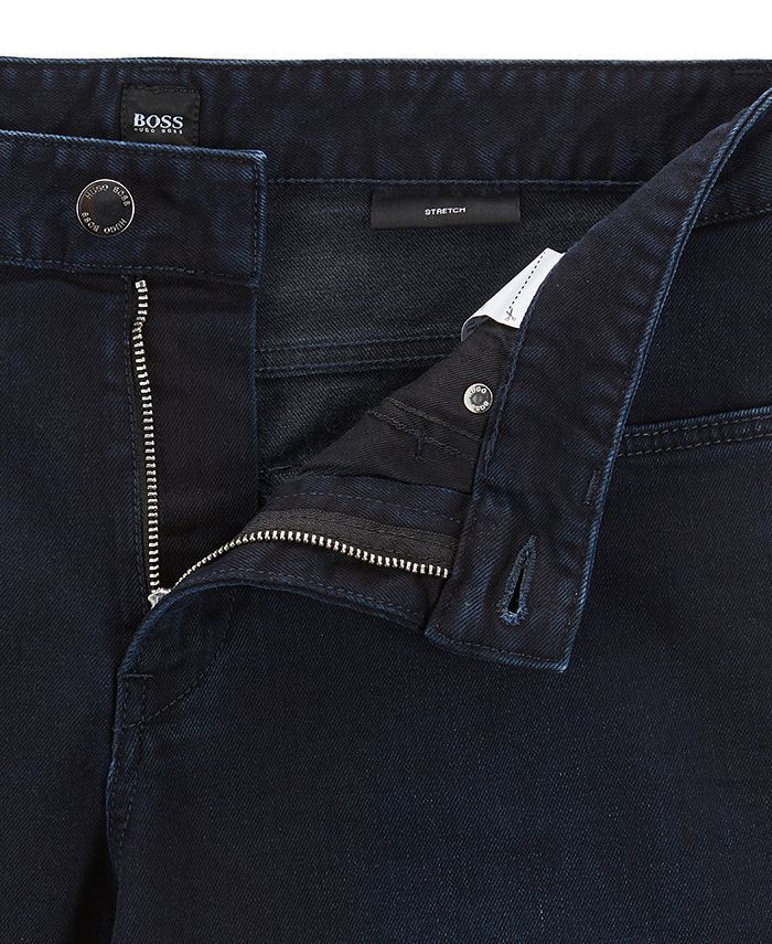 Hugo Boss Men's Slim-Fit Stretch Denim Jeans - Macy's