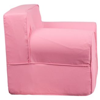 Oversized Solid Light Pink Kids Chair - Macy's