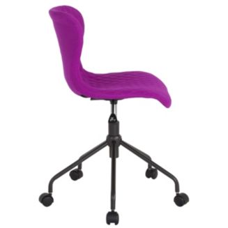 Somerset Home And Office Upholstered Task Chair In Purple Fabric - Macy's