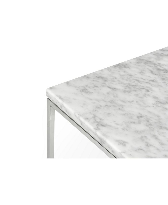 TemaHome Gleam 30x30 Marble Coffee Table - Macy's