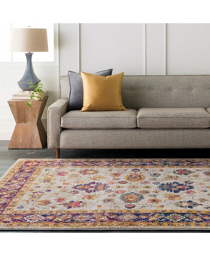 Surya Harput HAP-1006 Garnet 18" Square Swatch - Macy's