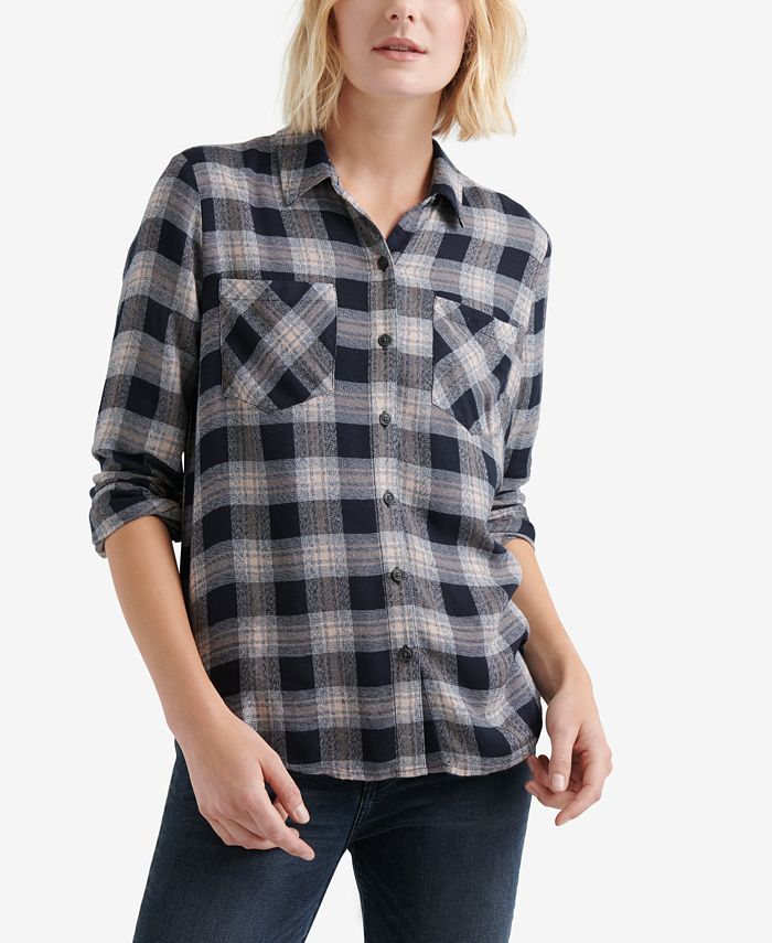 Lucky Brand Plaid Shirt - Macy's