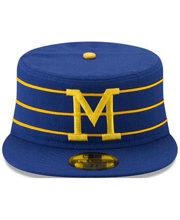 New Era Milwaukee Brewers Pillbox 59FIFTY-FITTED Cap - Macy's