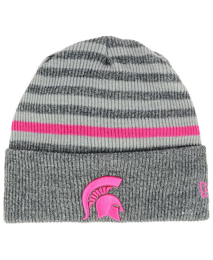 New Era Michigan State Spartans Striped Chill Knit Hat - Macy's
