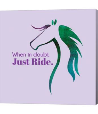 Metaverse Horse Quote 12 by Sports Mania Canvas Art - Macy's