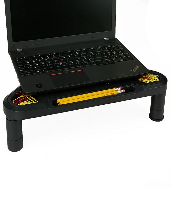 Mind Reader Monitor Stand Riser, 2 Pack, Black - Macy's