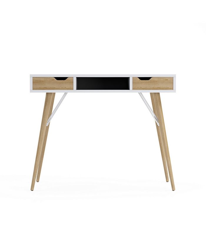 Jamesdar Blythe 2-Drawer Console Table and Writing Desk - Macy's