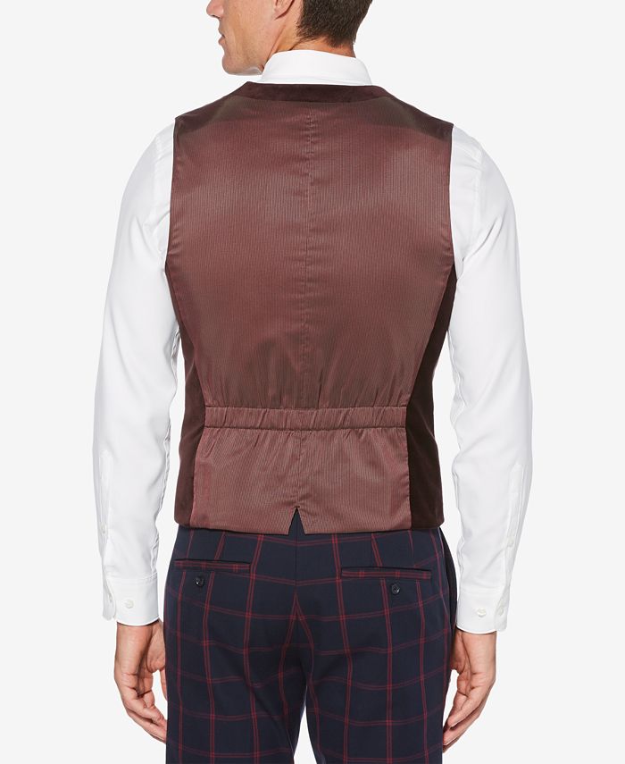 Perry Ellis Men's Slim-Fit Velvet Vest - Macy's