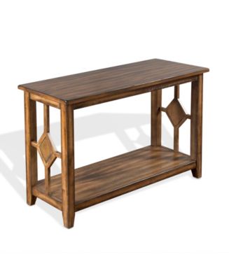 Coventry Burnish Mocha Sofa/Console Table - Macy's