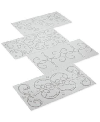 Cake Boss 4-Pc. Classic Fondant Imprint Mat Set - Macy's