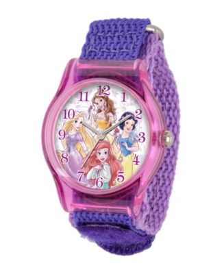 Disney Princess Girls' Purple Plastic Watch - Macy's