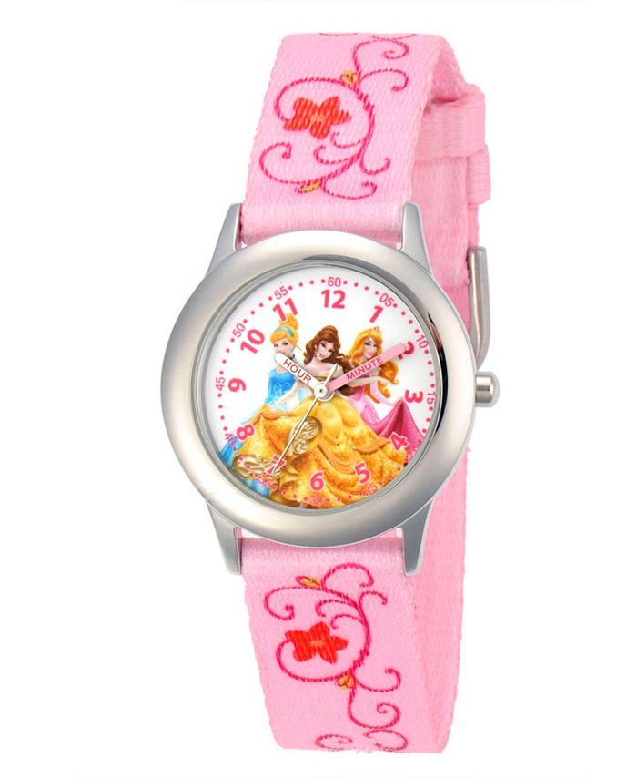 ewatchfactory Disney Princess Girls' Stainless Steel Time Teacher Watch ...