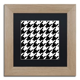Trademark Global Color Bakery 'Houndstooth Ii' Matted Framed Art, 11" x ...