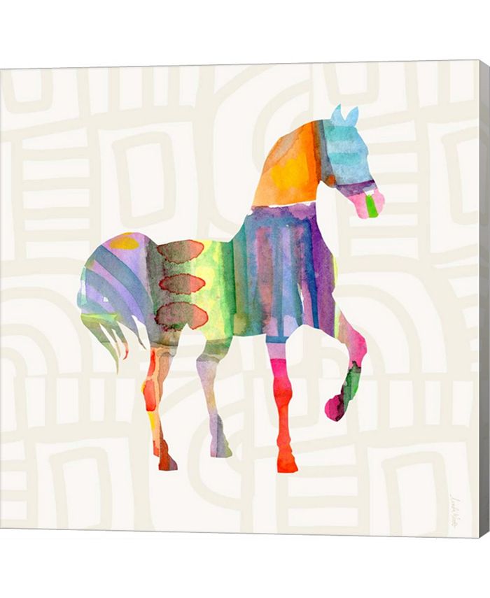 Metaverse Colorful Horse by Linda Woods - Macy's