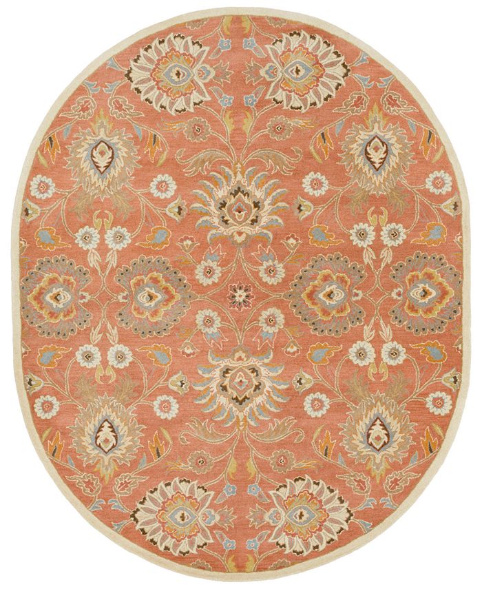 Surya Caesar CAE-1124 Camel 8' x 10' Oval Area Rug - Macy's