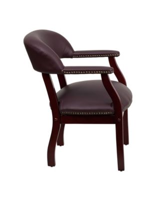 Clickhere2shop Offex Burgundy Leather Conference Chair & Reviews ...