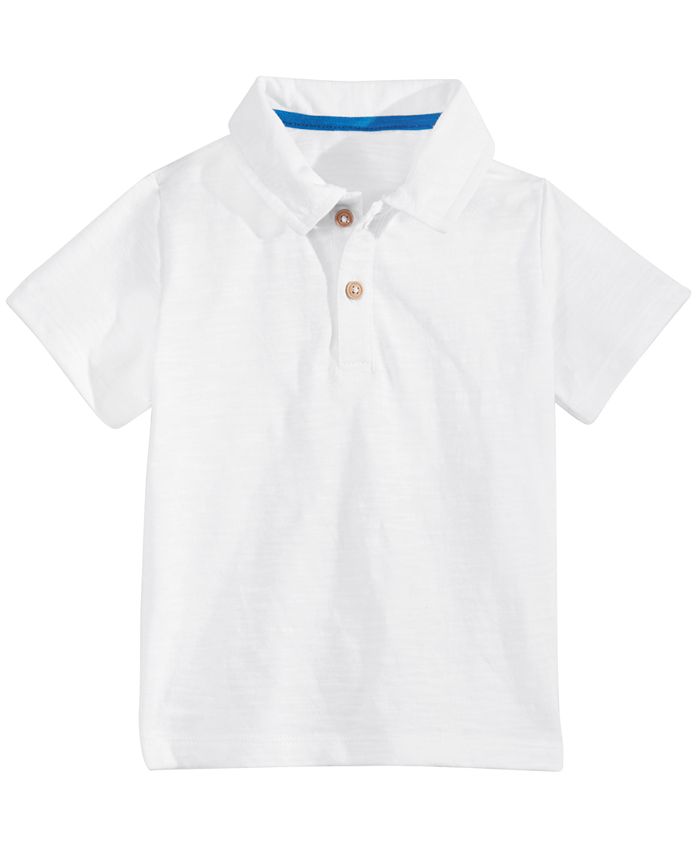 First Impressions Baby Boys 2-Pc. Striped Overalls & Polo Shirt Set, Created for Macy's - Macy's