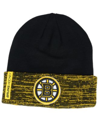 Authentic NHL Headwear Boston Bruins Pro Rinkside Cuffed Knit Hat - Macy's