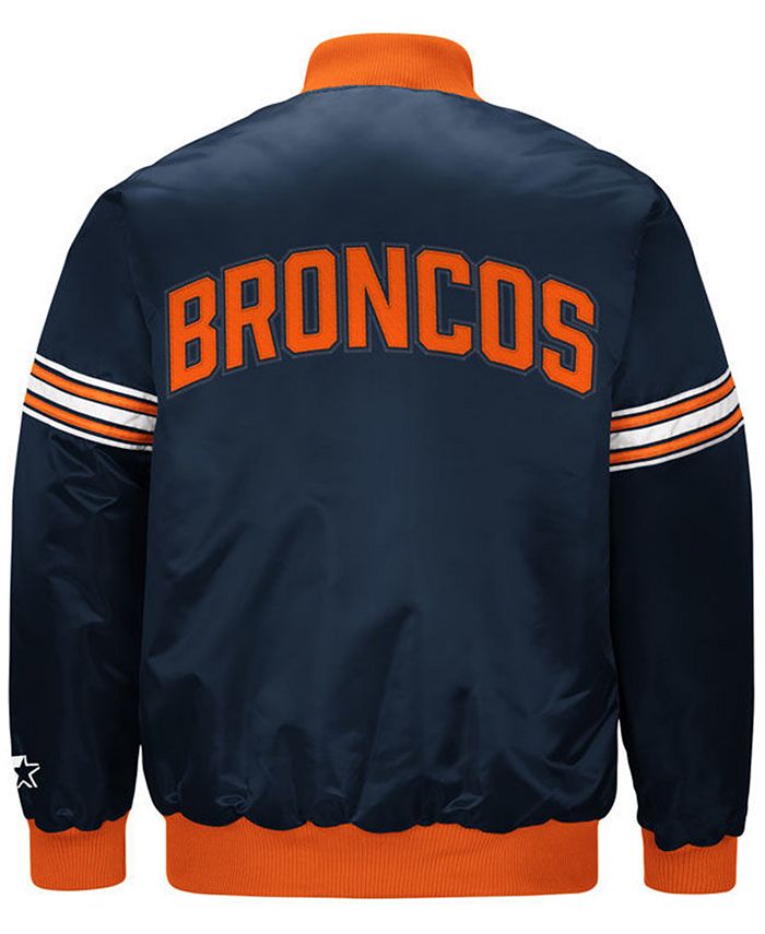 G-III Sports Men's Denver Broncos Draft Pick Starter Satin Jacket - Macy's G-III Sports Men's Denver Broncos Draft Pick Starter Satin Jacket - Macy's