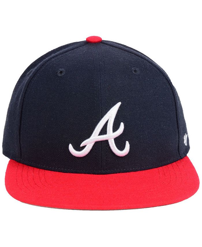 '47 Brand Boys' Atlanta Braves Basic Snapback Cap - Macy's