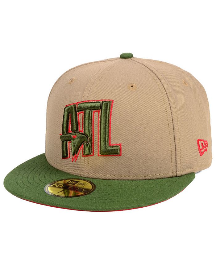 New Era Atlanta Hawks Fall 2 Tone Combo 59FIFTY-FITTED Cap - Macy's