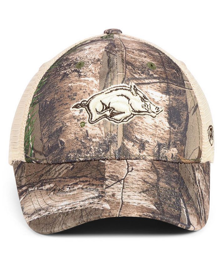 Top of the World Arkansas Razorbacks Prey Meshback Camo Snapback Cap ...