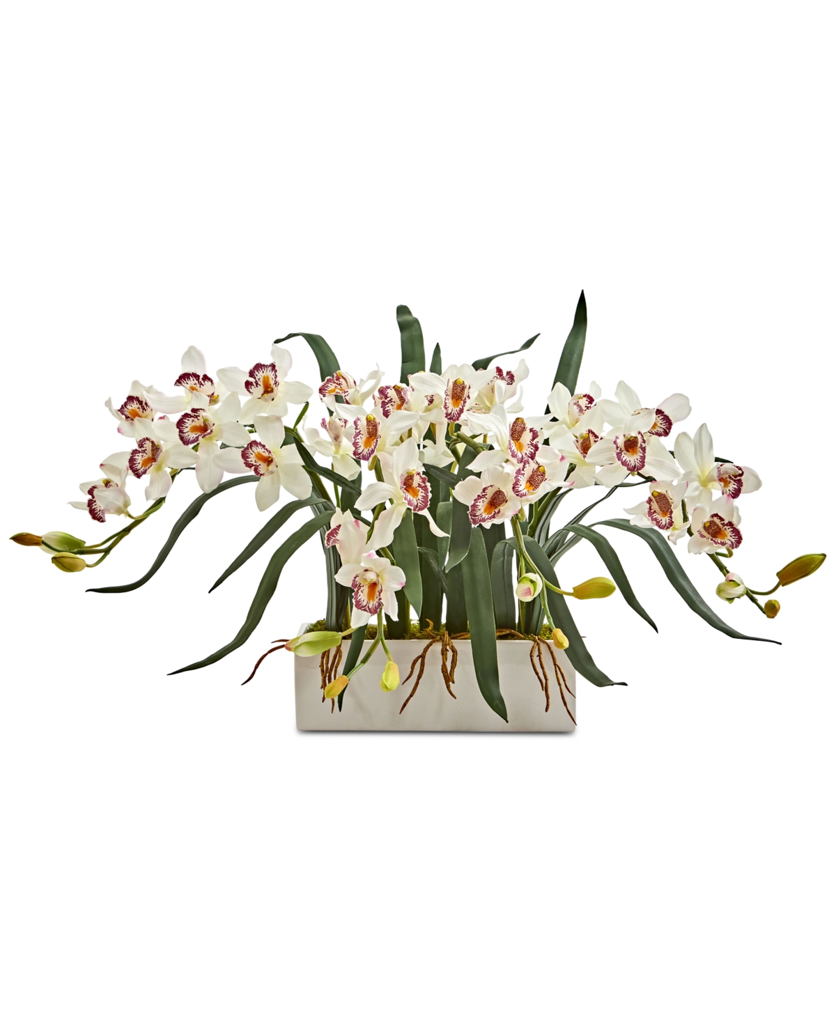 Click here for Nearly Natural Cymbidium Artificial Arrangement in... prices