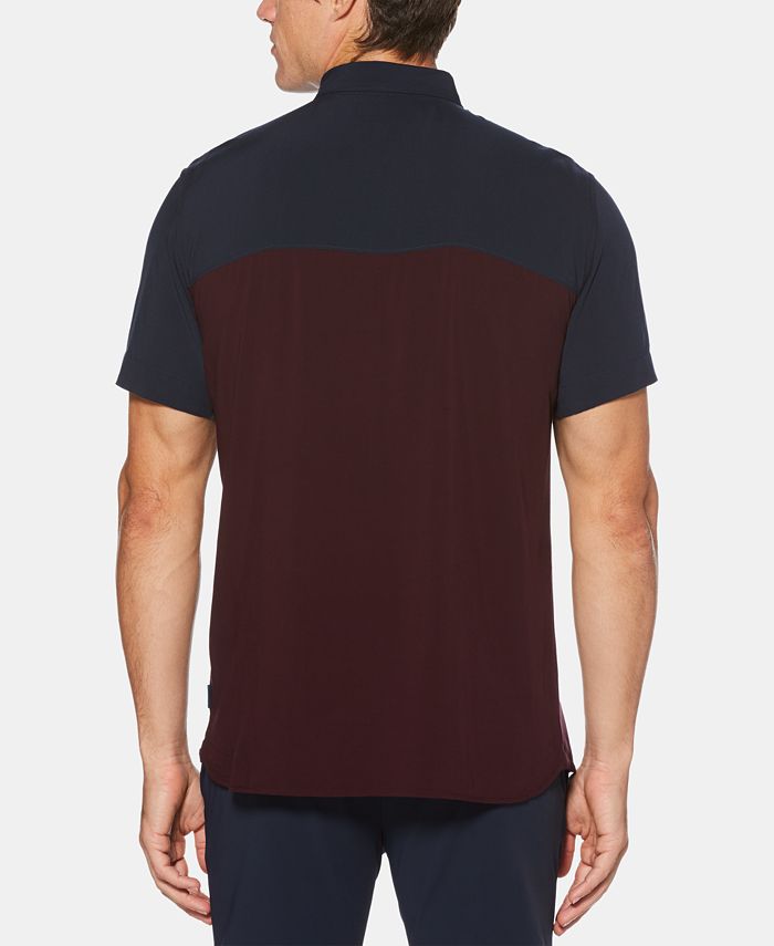Perry Ellis Men's Colorblocked Shirt - Macy's