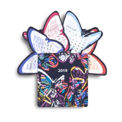 Vera Bradley Butterfly Flutter Desk Calendar - Macy's