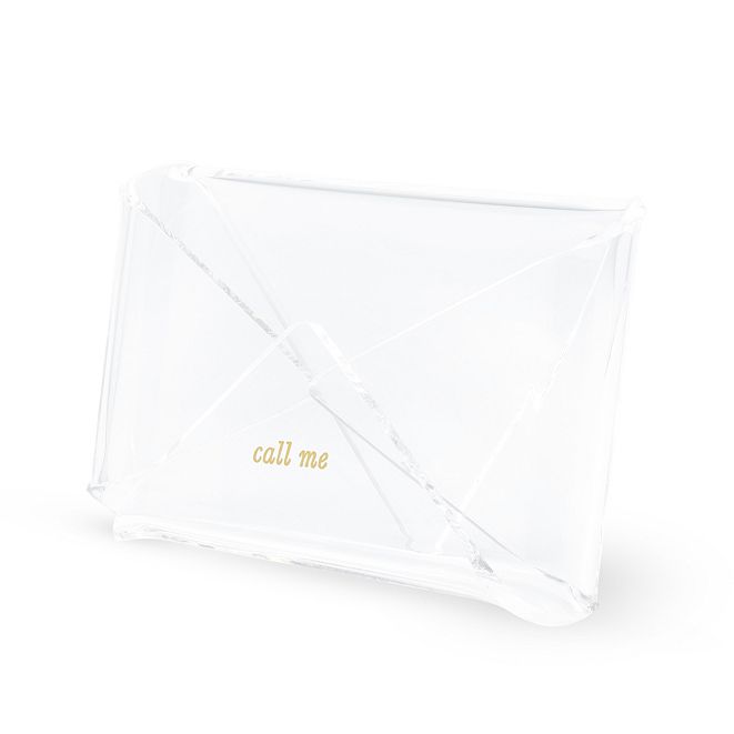 kate spade new york Acrylic Business Card Holder, Call Me & Reviews ...