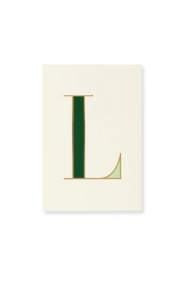 Kate Spade New York It's Personal Initial Collection Notepad, L - Macy's