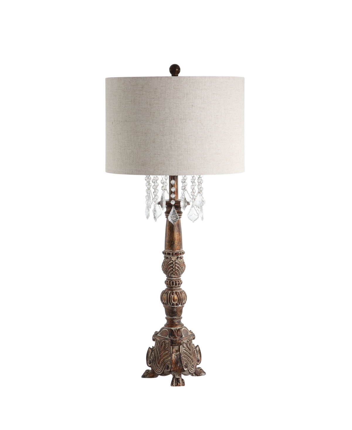 Click here for Jonathan Y Carlisle Resin  Acrylic Led Table Lamp... prices