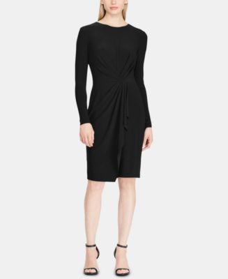Lauren Ralph Lauren Petite Pleated Dress - Macy's